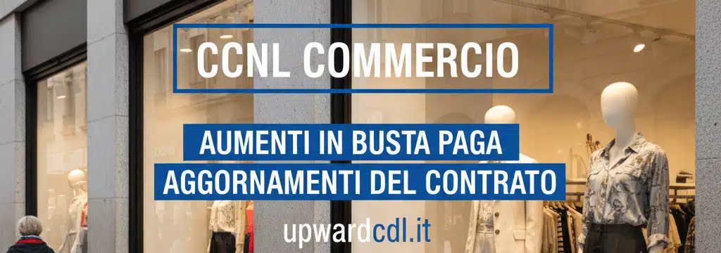 CCNL Commercio aumenti in busta paga e aggiornamenti del contratto